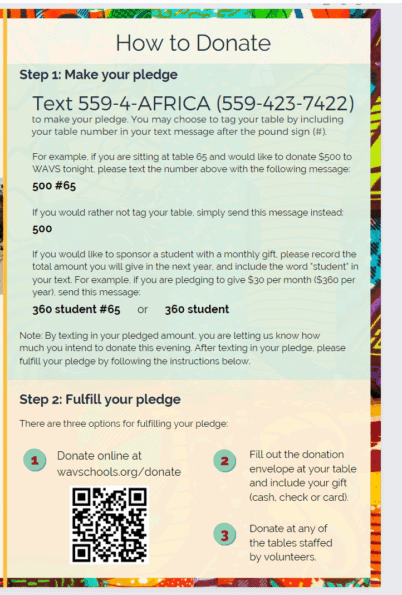 Pledge Tracker | West African Vocational Schools (WAVS) | West African ...